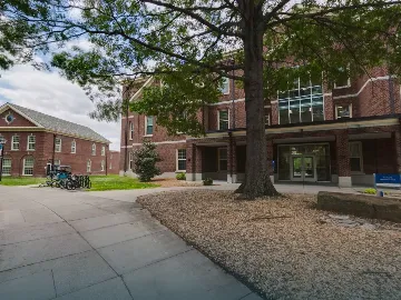 Welcome To Our Residence Halls Tour! - backside of Draper Hall