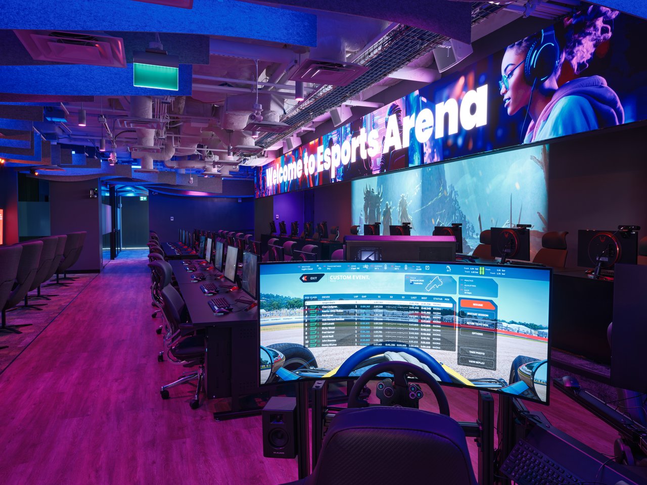 Explore Bow Valley College's downtown campus - Esport Arena