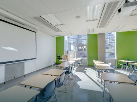 Explore Bow Valley College's downtown campus - Modern Classroom