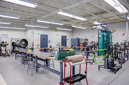 Aviation Campus - Voyageur Turbine Engine Shop