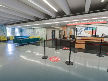 Summer Accommodations Tour - Residence Reception Desk