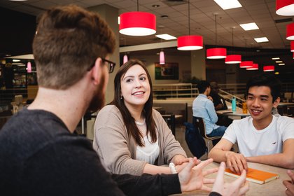 Study Spaces - Cafeteria Seating Area