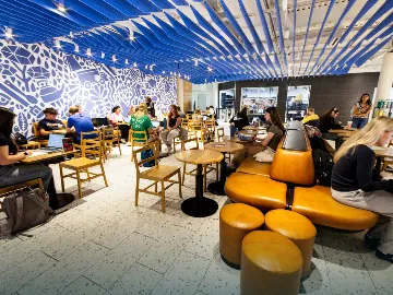 Drake Campus Tour (Highlights) - Olmsted Center Starbucks