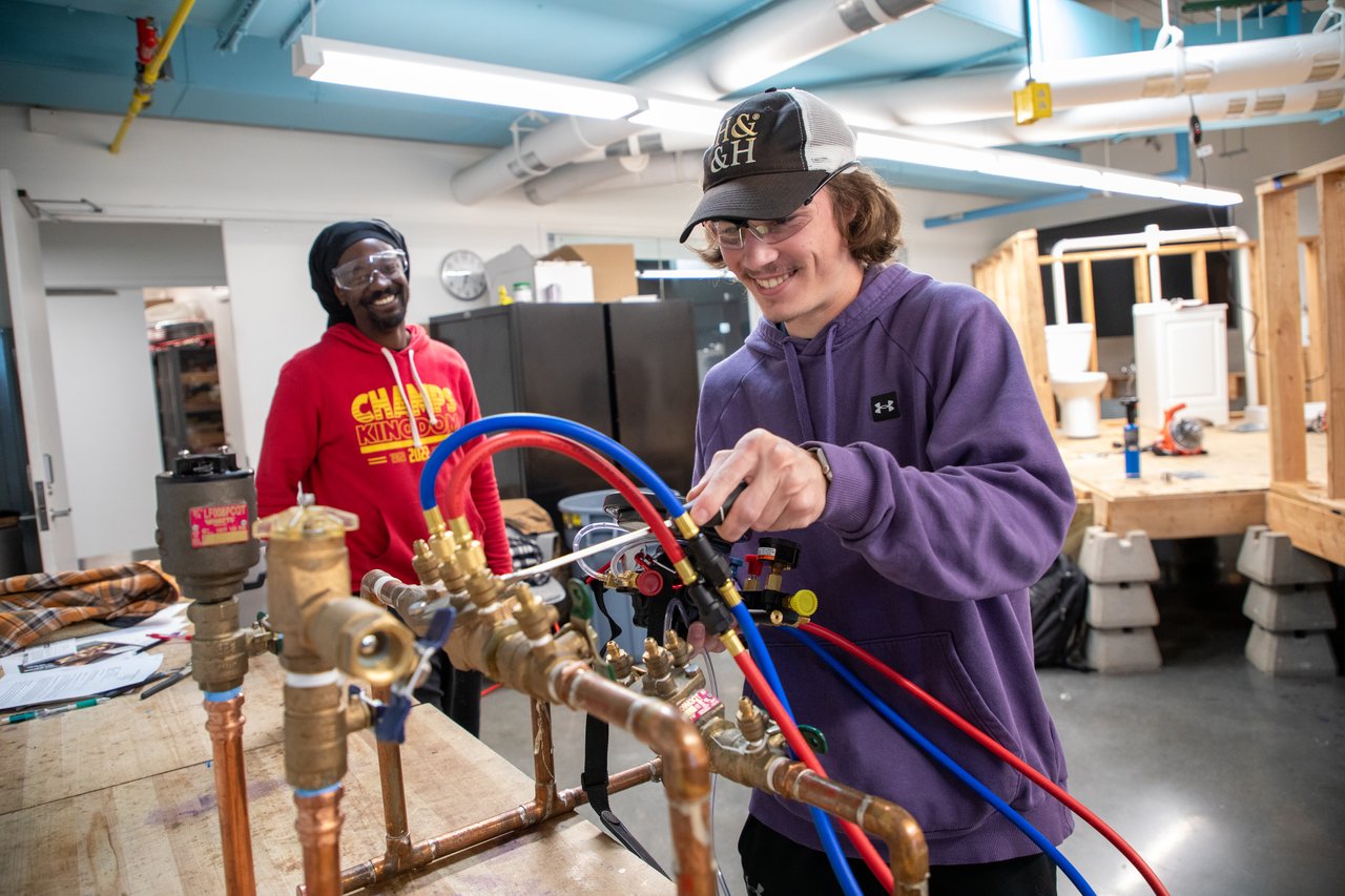 Industrial Trades & Transportation - Plumbing Technology Classroom