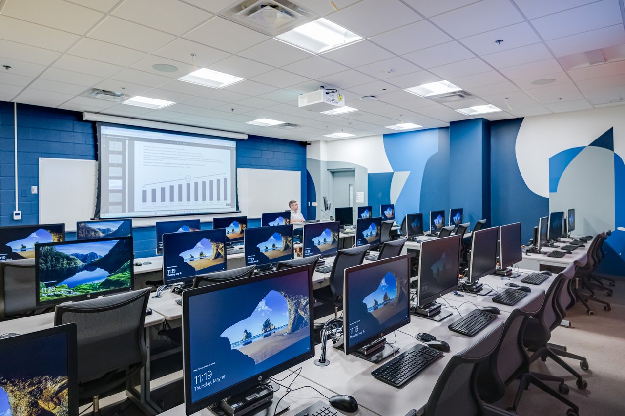 DeGroote School of Business - Allen H. Gould Trading Floor