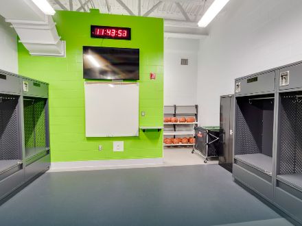 Athletics - Kings and Queens Basketball and Volleyball Dressing Rooms