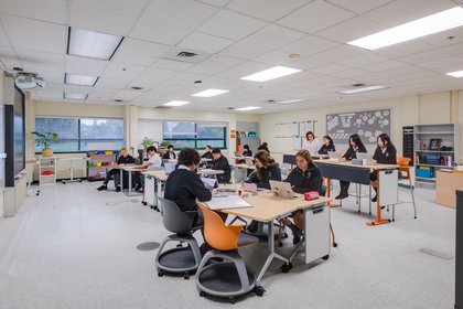 Middle School Tour - Middle School Classroom