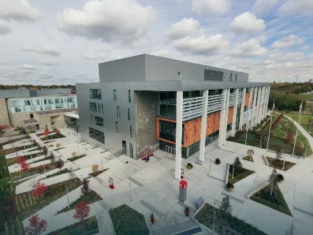 Newnham Campus - Newnham CITE Building Aerial View