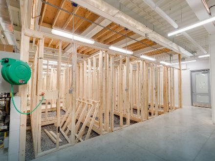 Davis Campus - Framing and Plumbing Lab - Residential Bays