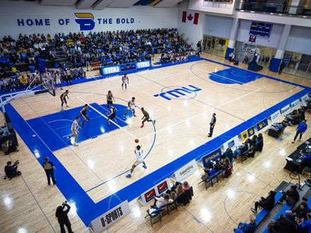 This is TMU - Mattamy Athletic Centre Home Court