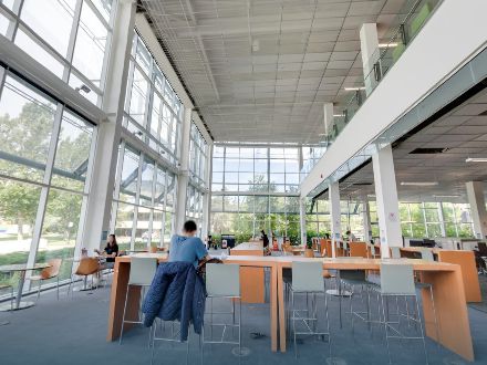 Full Main Campus Tour - TFDL First Floor Study Space