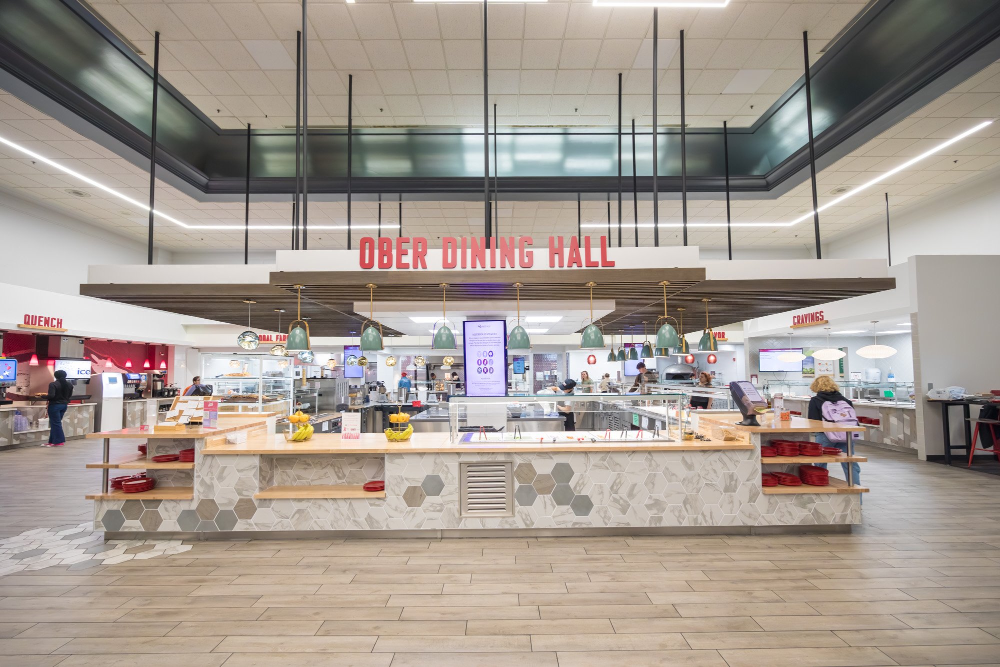 Explore UIndy's Campus - Ober Dinning Hall - Schwitzer Student Center