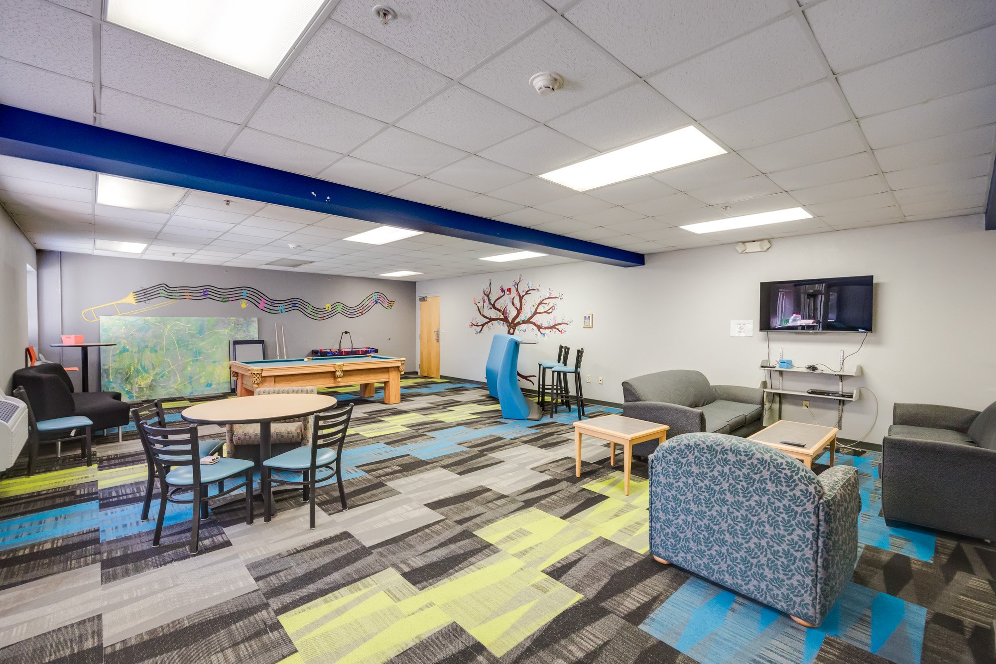 Housing Options at UIndy - Central Hall Lobby