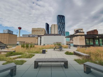 Calgary Campus - Bow Valley South Campus Outdoor Rooftop Patio