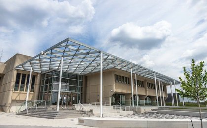 University of Toronto Mississauga Campus Tour - Davis Front Entrance
