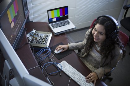 Cinema & Media Arts - Editing Suite