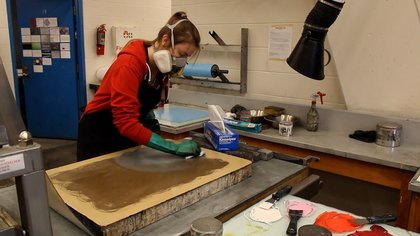 Visual Art & Art History - Printmaking Studio